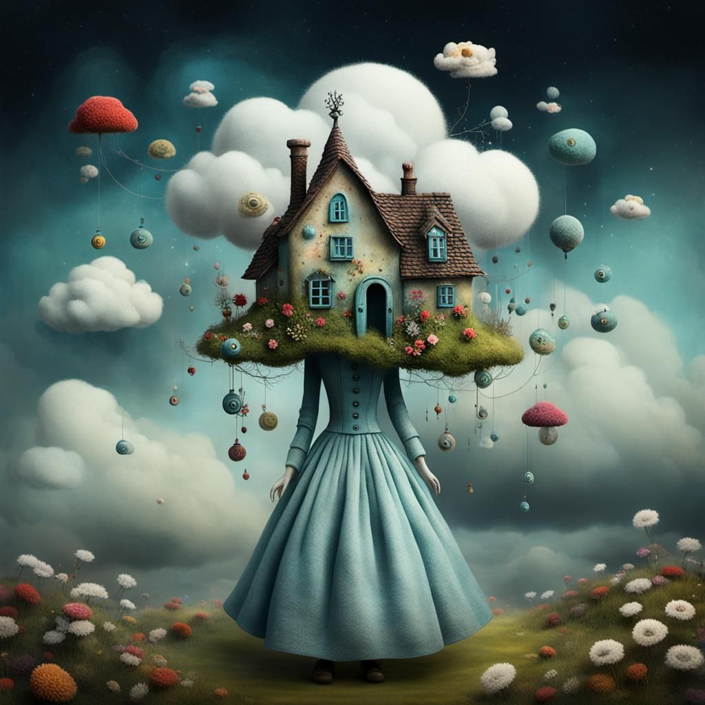 Stuck inside the house - AI Generated Artwork - NightCafe Creator