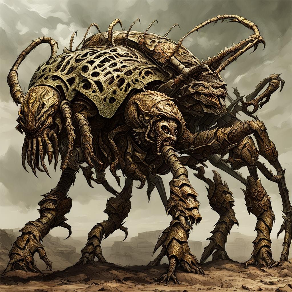 the "Krawler Colossus - Earthswarm Overlord" would be a massive ...