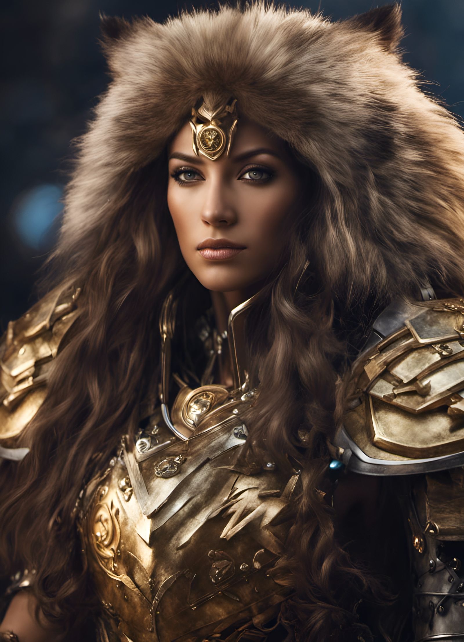 Wolf Clan Queen - AI Generated Artwork - NightCafe Creator