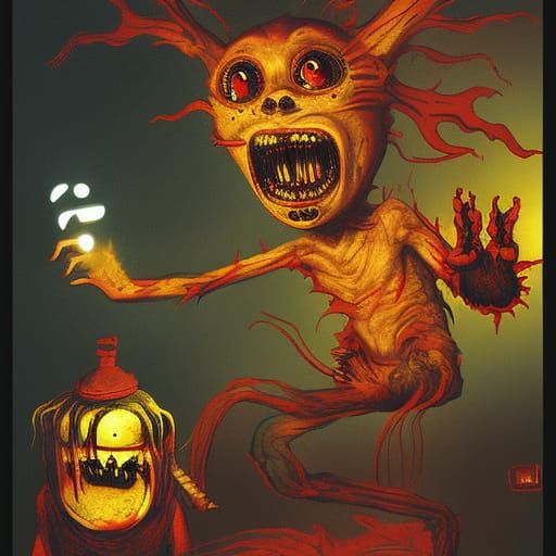 demonic bunny! - AI Generated Artwork - NightCafe Creator