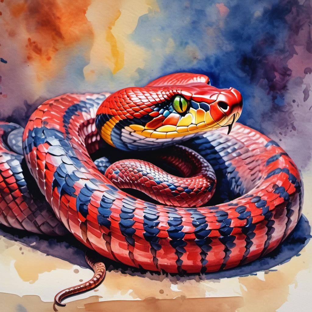 Nightmare Snake - AI Generated Artwork - NightCafe Creator