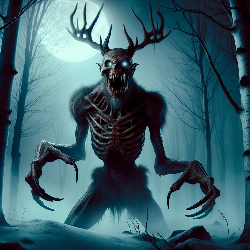 Wendigo - AI Generated Artwork - NightCafe Creator