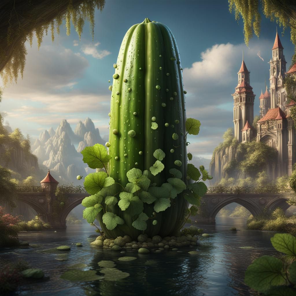 the cucumber - AI Generated Artwork - NightCafe Creator
