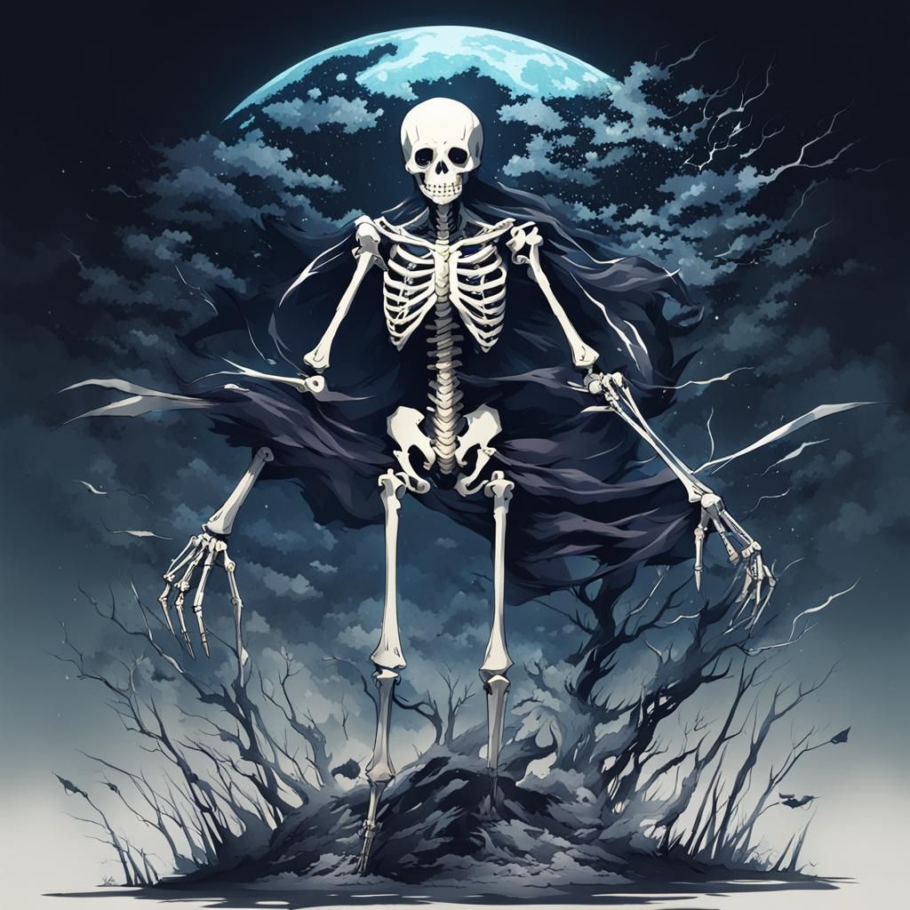 Skeleton - AI Generated Artwork - NightCafe Creator