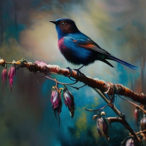 Bright eyes & buds - AI Generated Artwork - NightCafe Creator