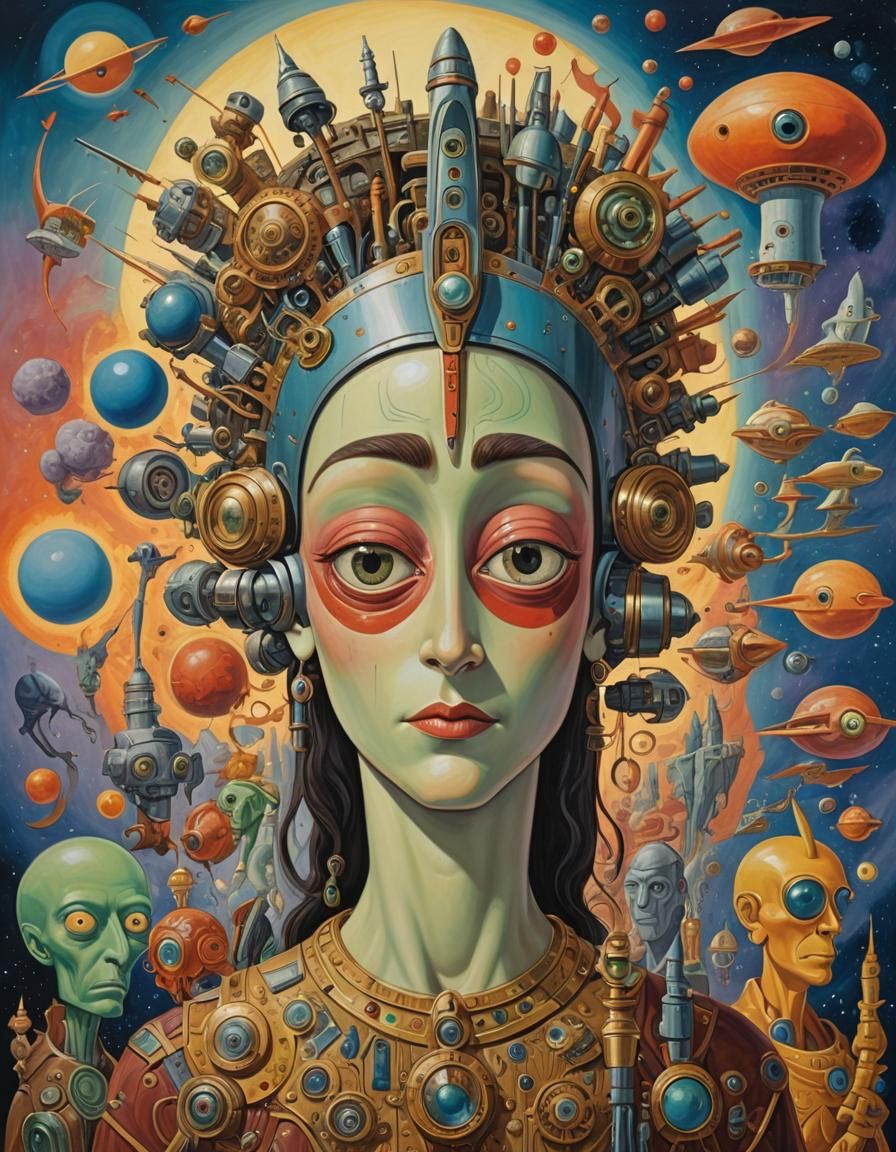 Alien World - AI Generated Artwork - NightCafe Creator