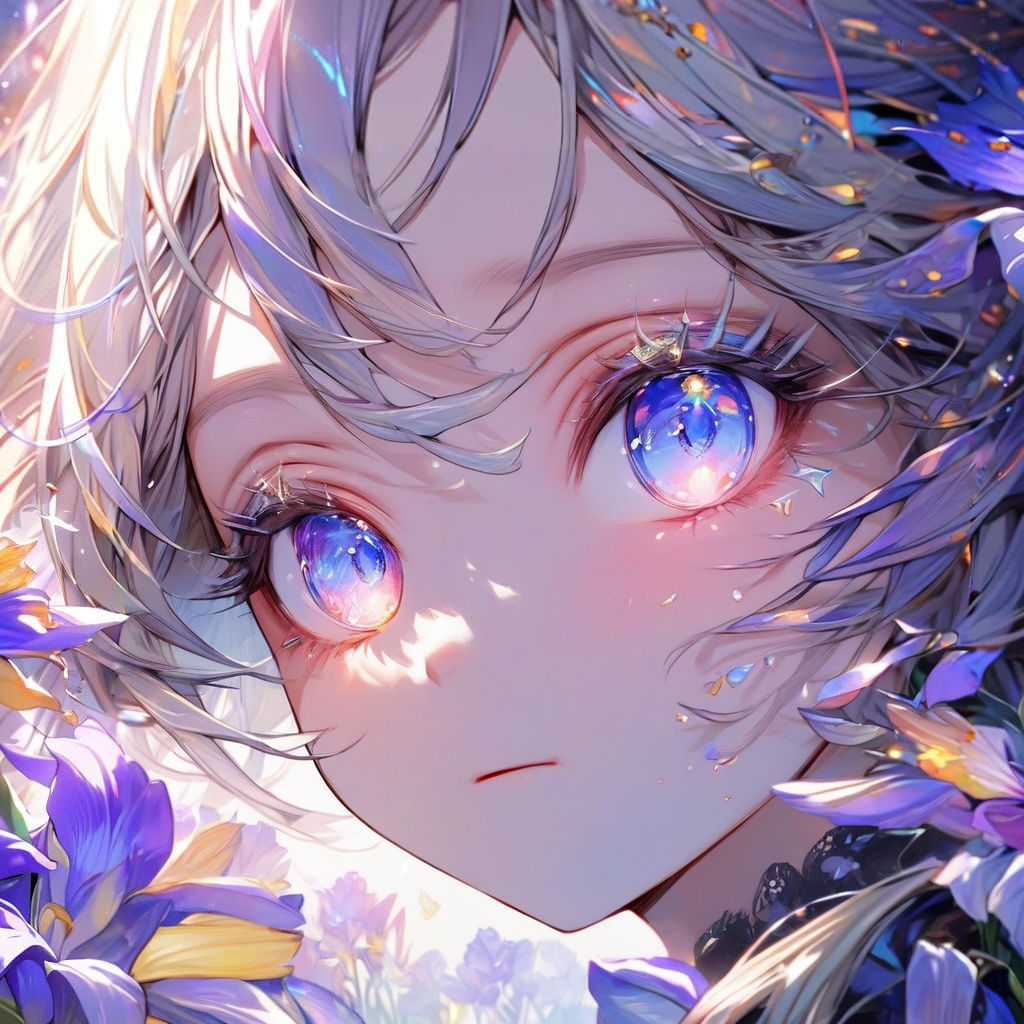 Sage oc - Anime-Inspired Portrait of Two Female Eyes