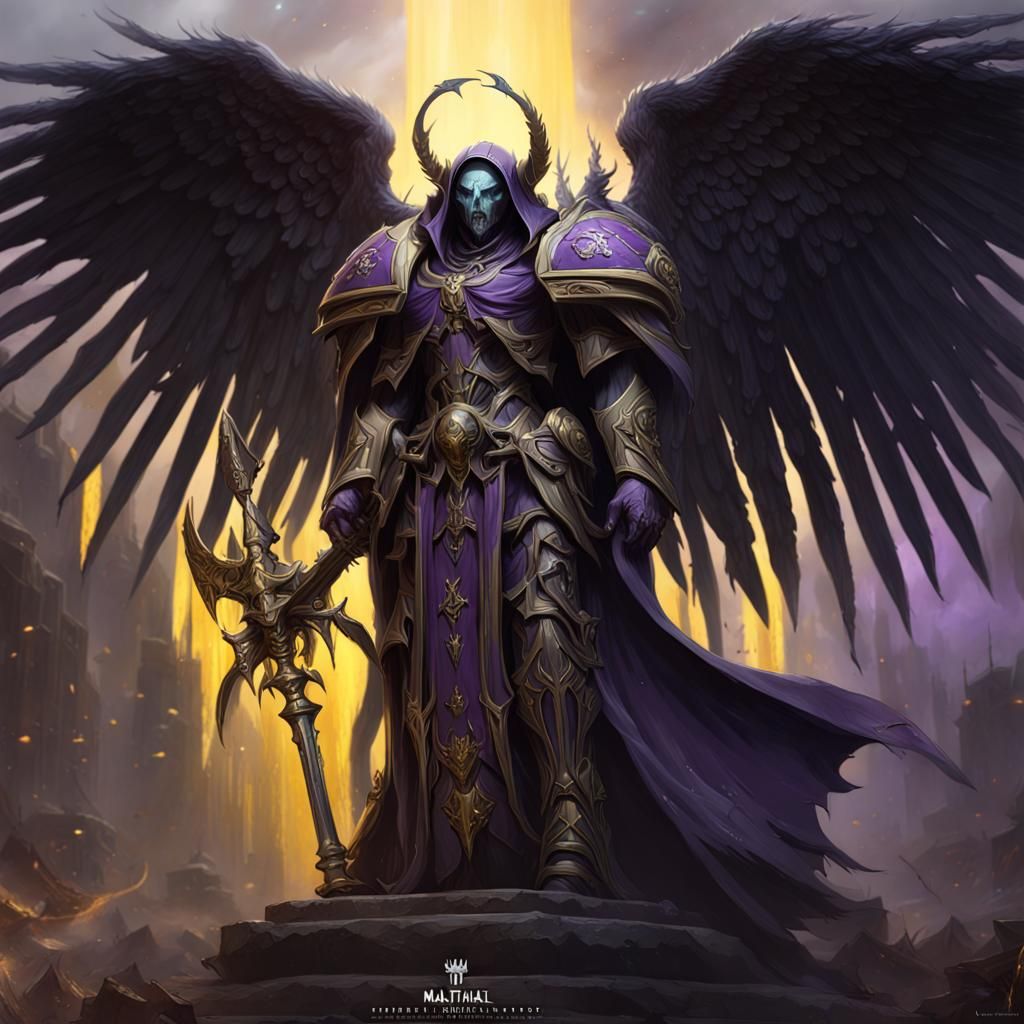 Malthael Angel of Death in Grimdark Style - AI Art