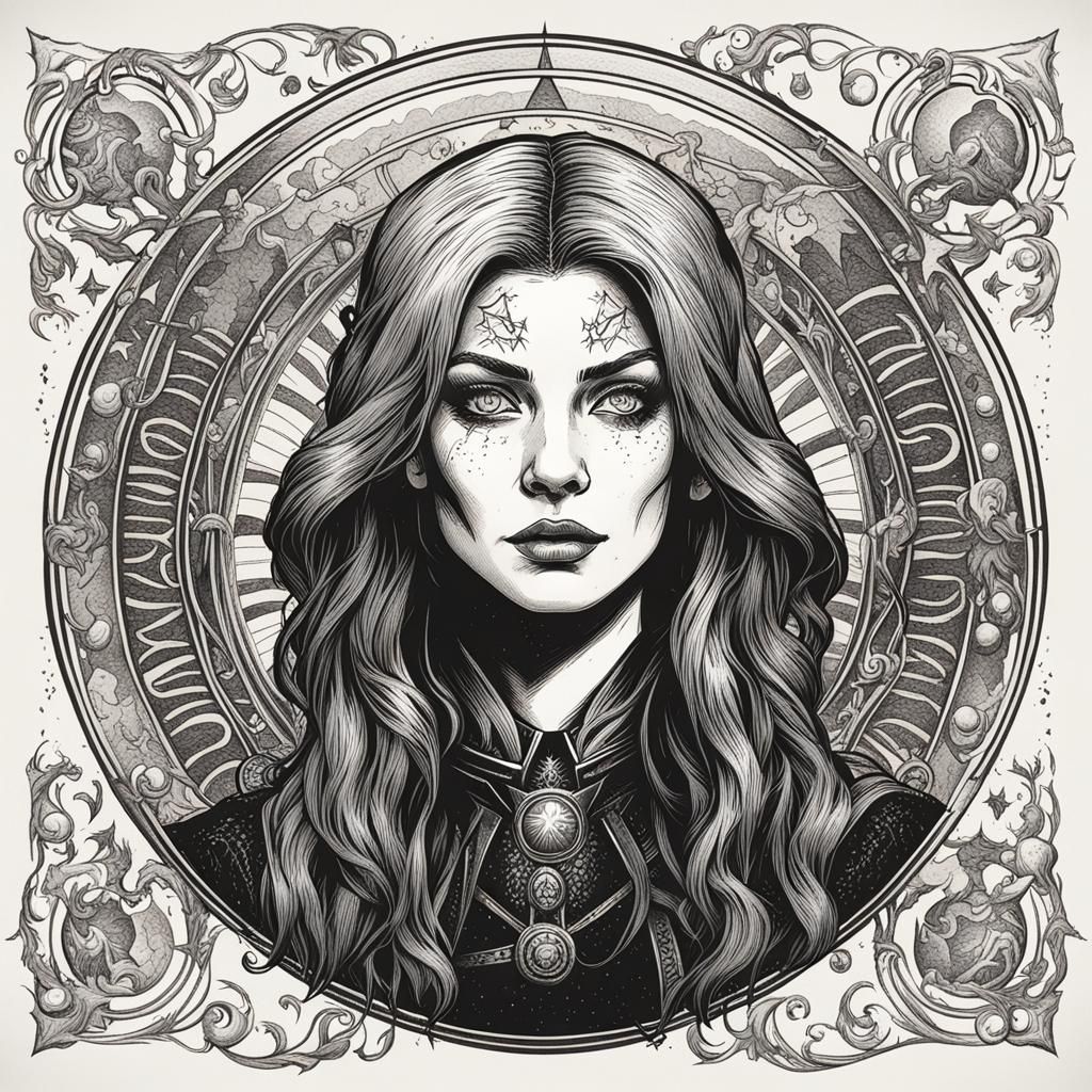 jinx dawnson witch - AI Generated Artwork - NightCafe Creator