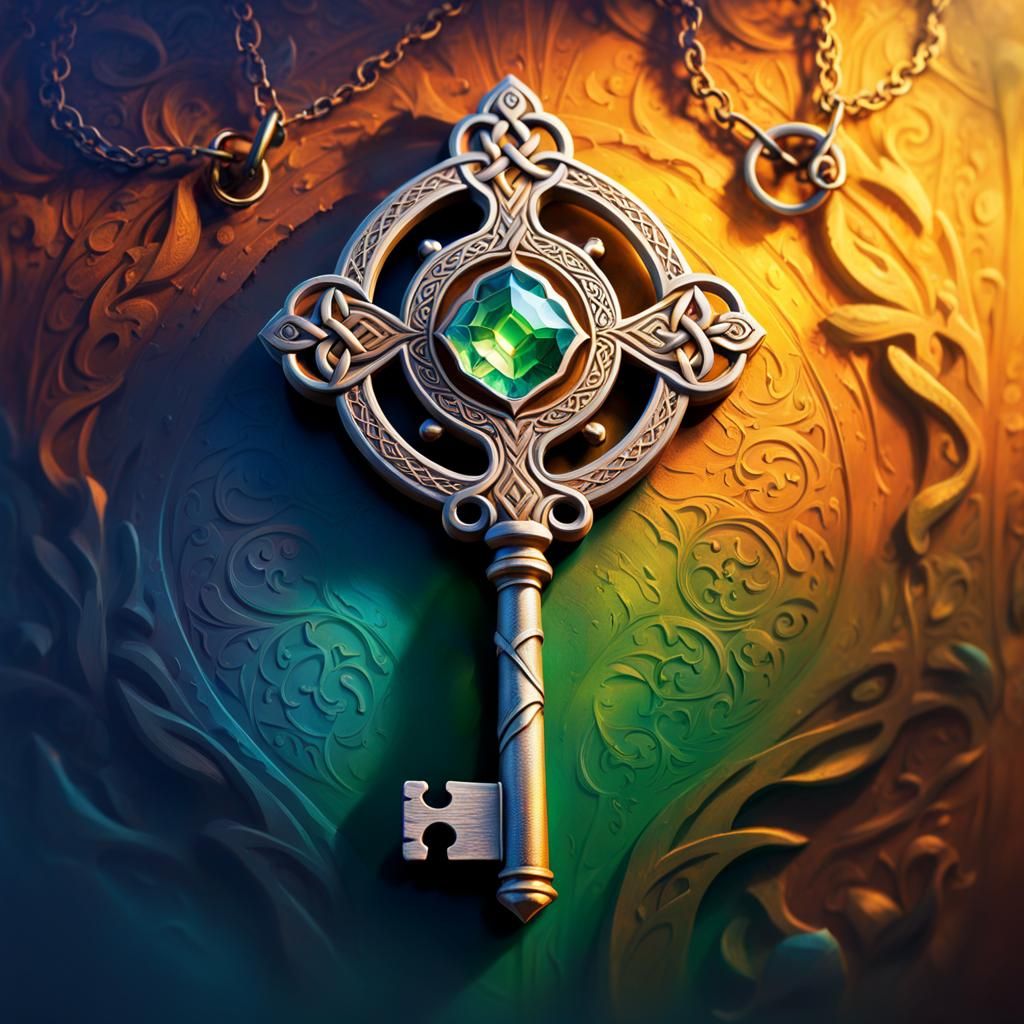 Celtic Key - AI Generated Artwork - NightCafe Creator