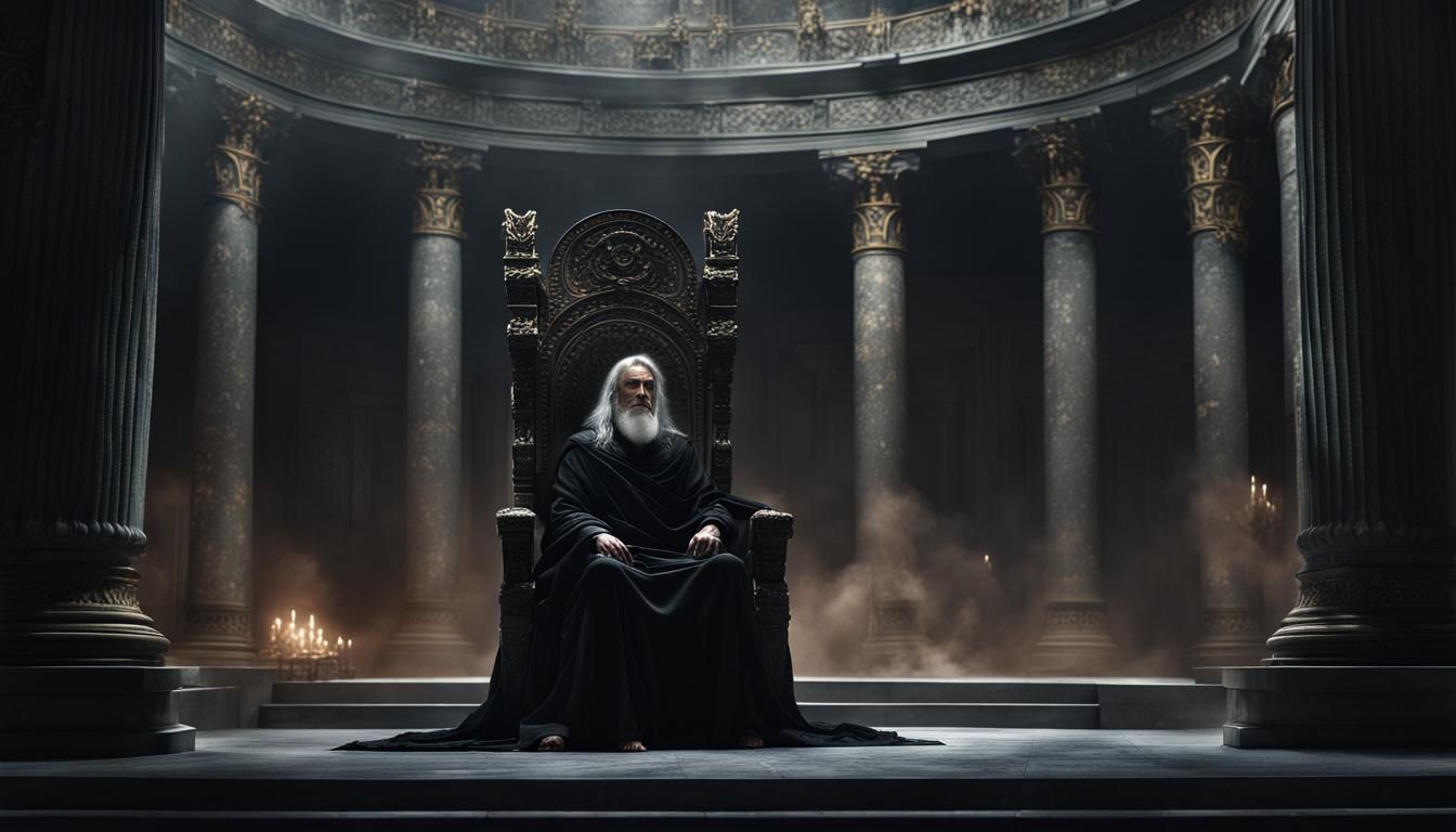 Kronos on his throne - AI Generated Artwork - NightCafe Creator