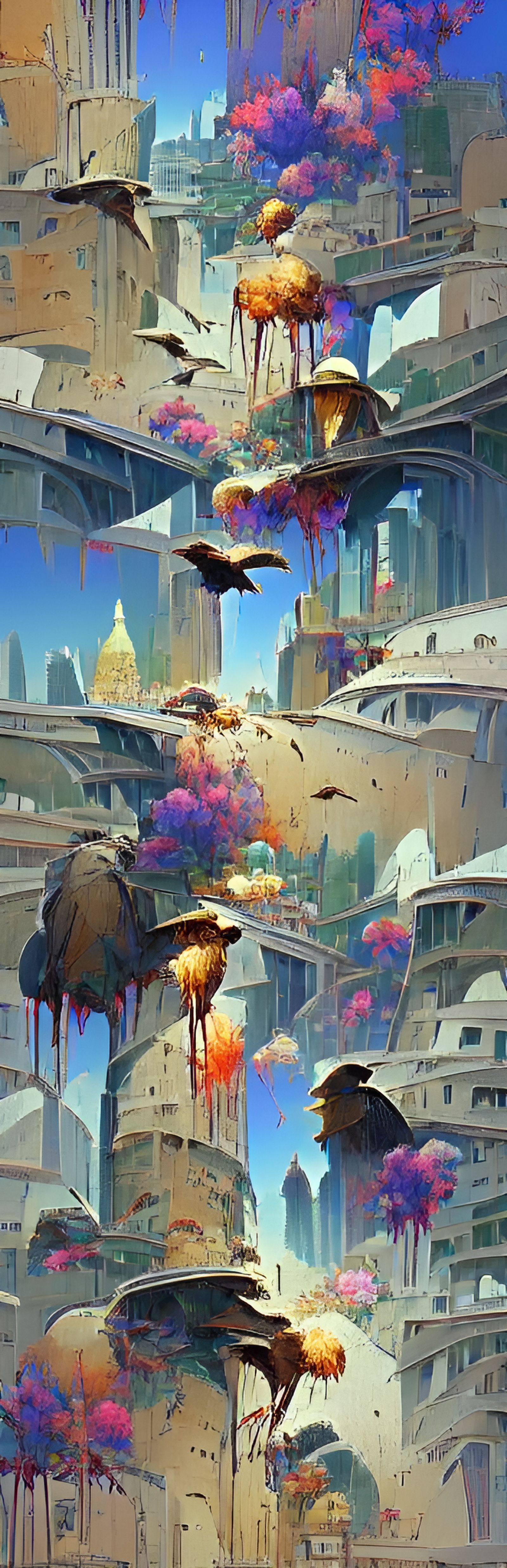 2662 Psychedelic Banksy Ravens & Murderous Watercolour Crows Modern ...