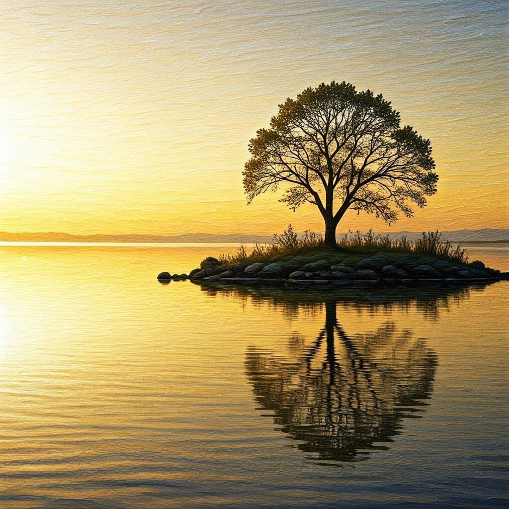 Island and tree - Island and tree
