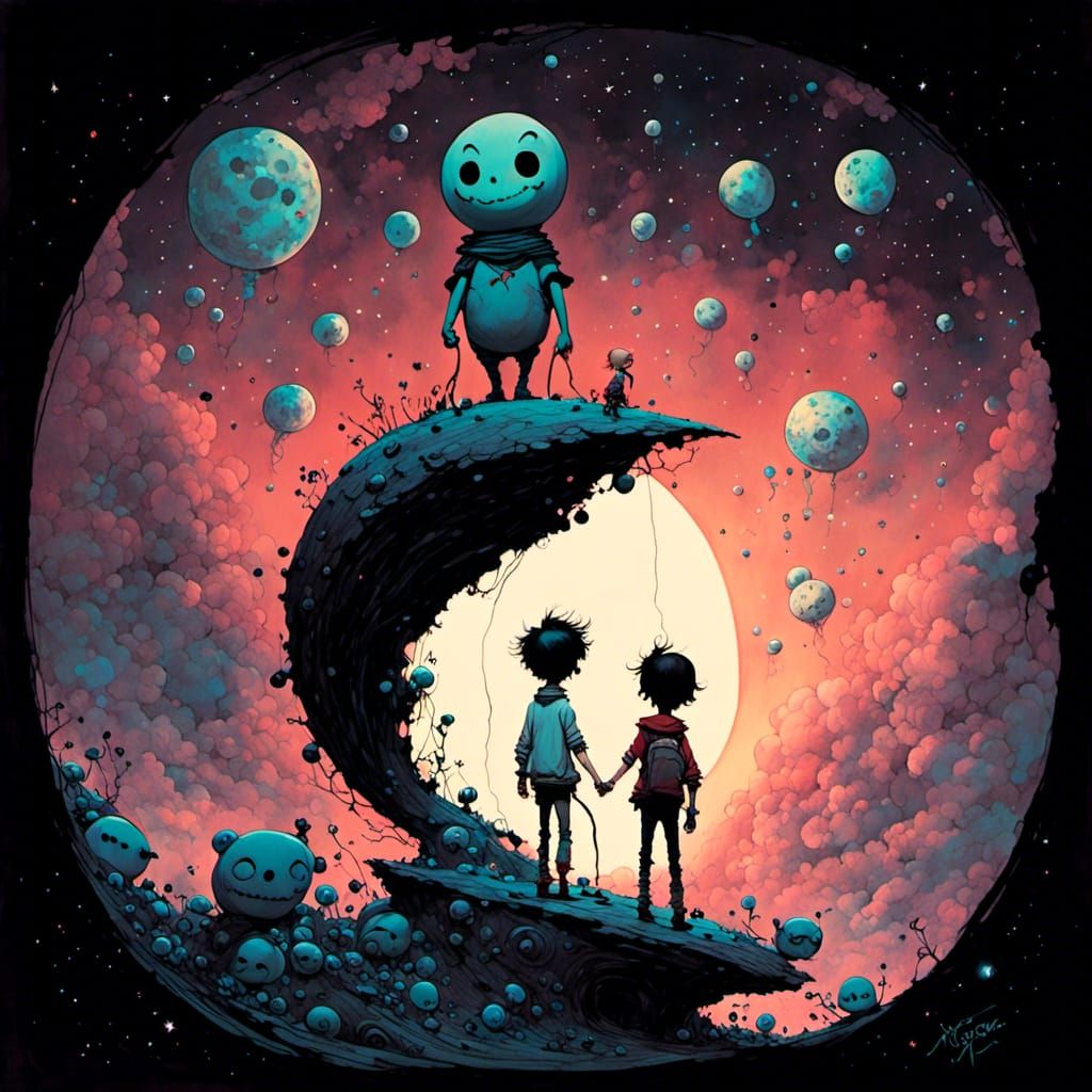 Alternative Cover Art For The Song: Goodbye Moonmen:: vArtgerm, Pixar ...