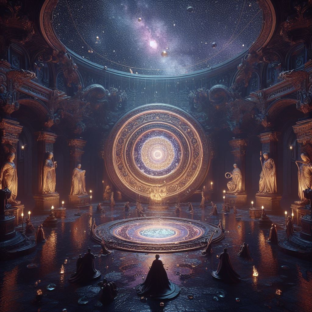 Ritual pond - AI Generated Artwork - NightCafe Creator