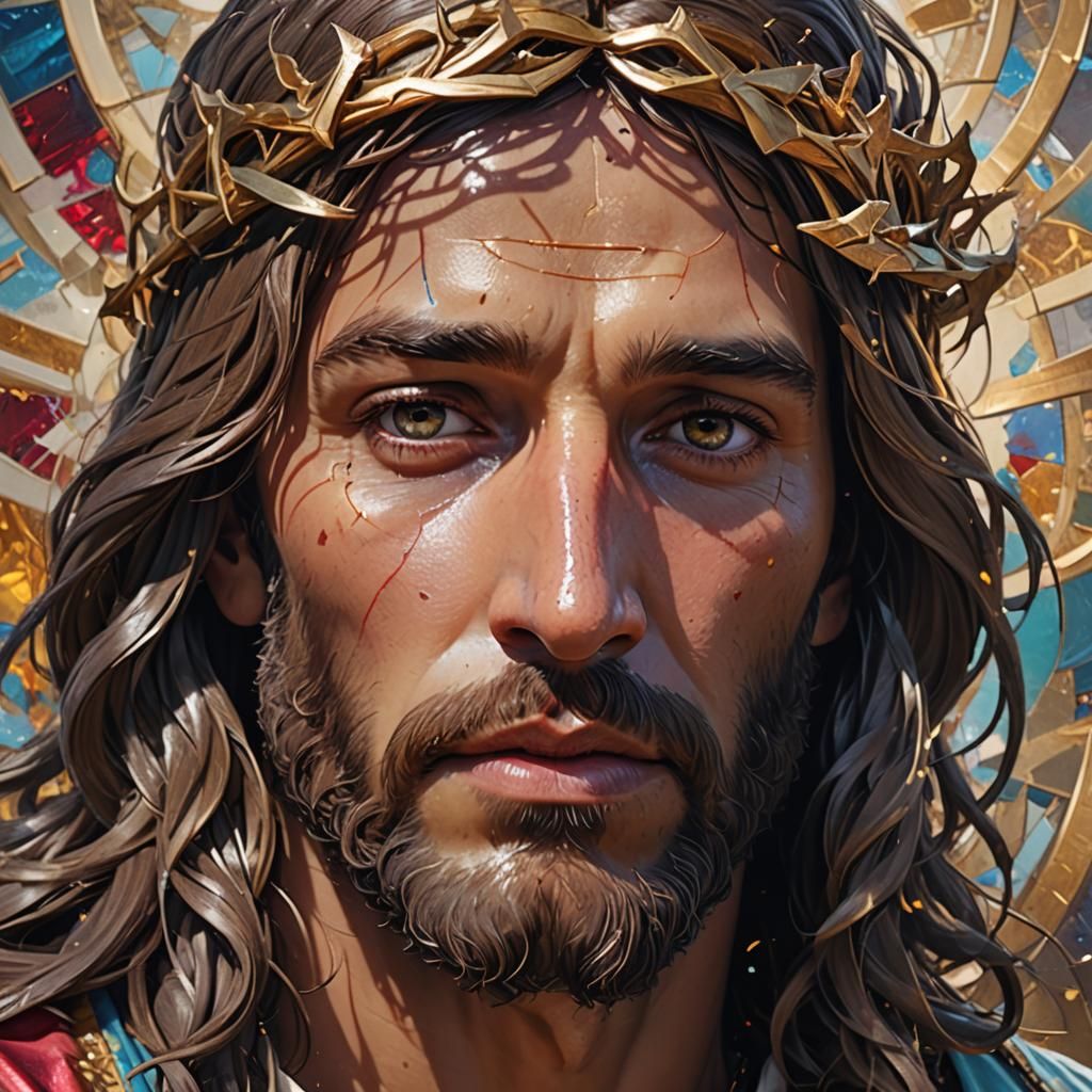 Jesus Christ - AI Generated Artwork - NightCafe Creator