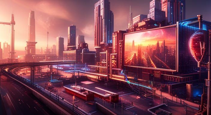 Building Tomorrow - AI Generated Artwork - NightCafe Creator