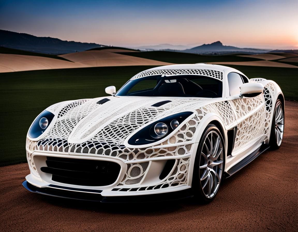 Lace Car - AI Generated Artwork - NightCafe Creator