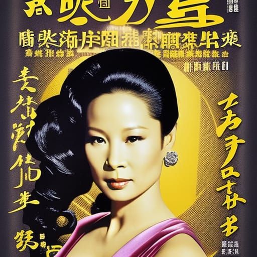 Lucy Liu Poster - AI Generated Artwork - NightCafe Creator
