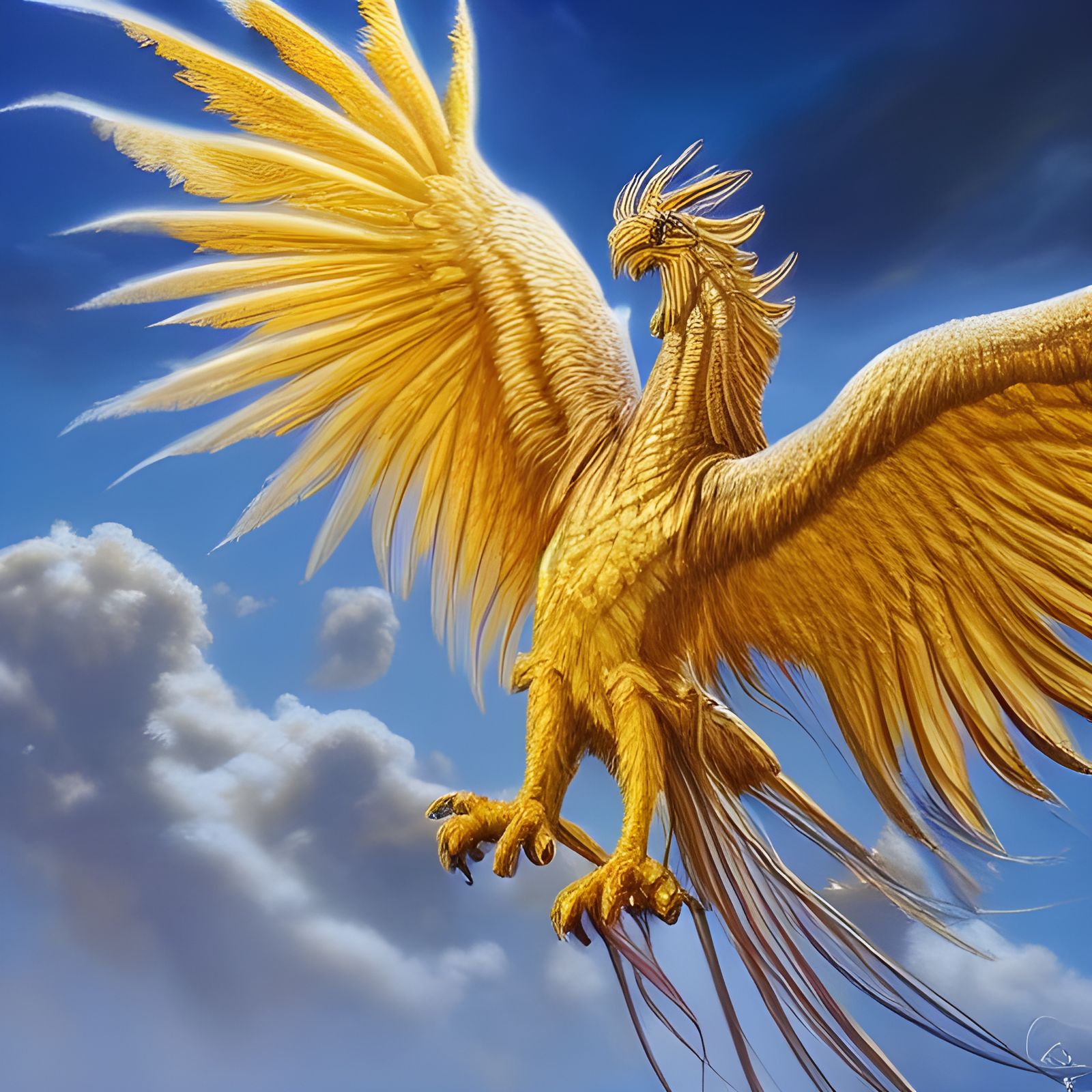 Golden gryphon - AI Generated Artwork - NightCafe Creator