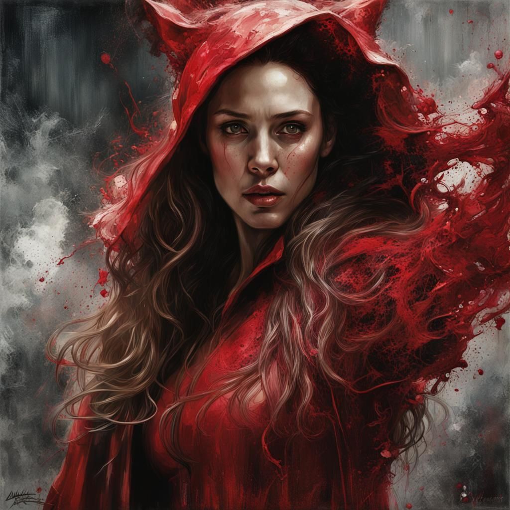 Extremely detailed portrait of Marvel's scarlet witch :: Extremely ...