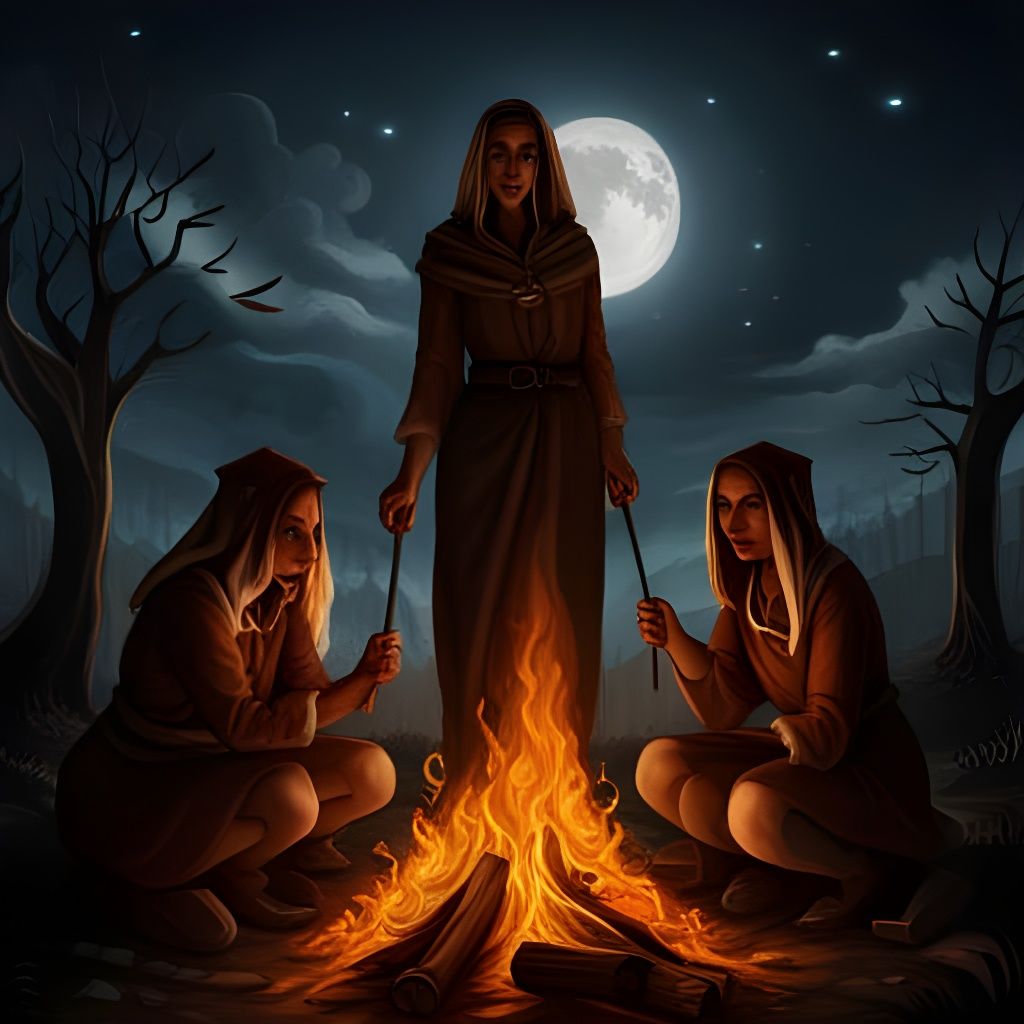Witches Ritual - AI Generated Artwork - NightCafe Creator