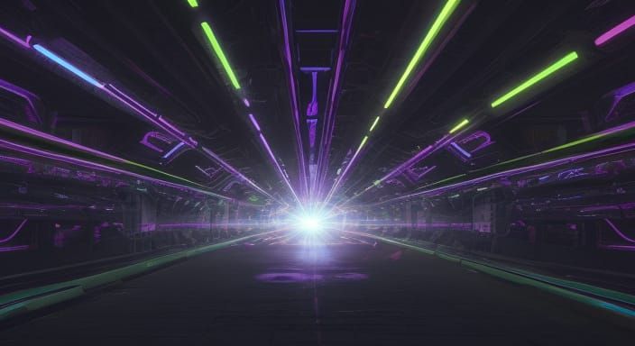 The Multiverse, ultra neon - Cosmic Neon Vortex Unfolds