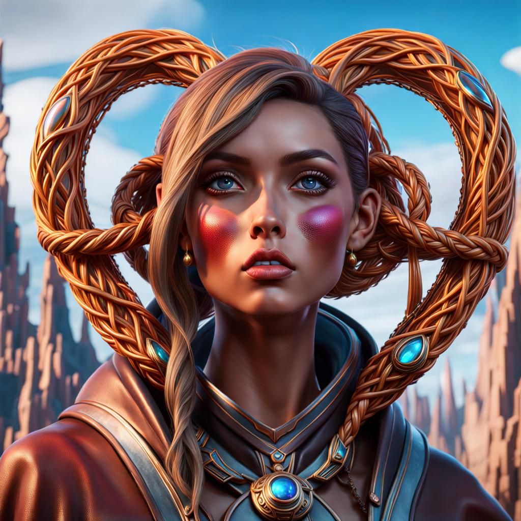 Pretzel🥨 Princess - AI Generated Artwork - NightCafe Creator