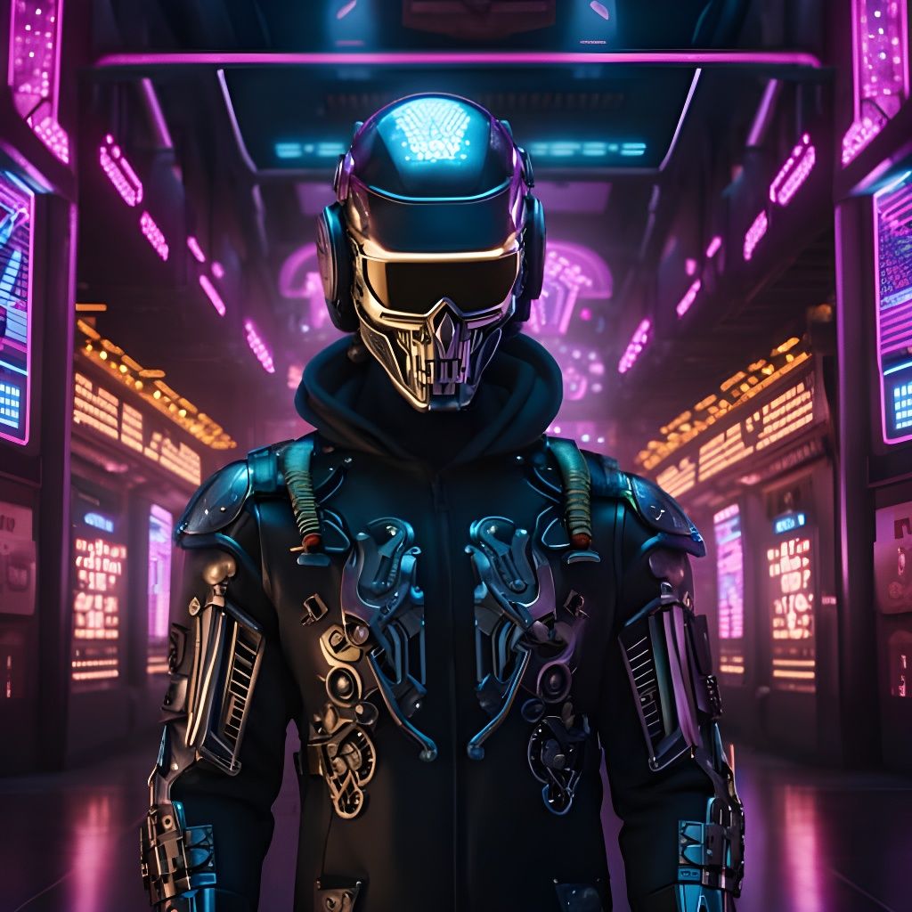 Cyberpunk-Bio-Mech - AI Generated Artwork - NightCafe Creator