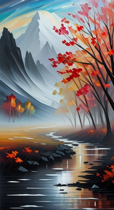 Surreal Landscape in Analogous Colors as Fairycore... - AI Art