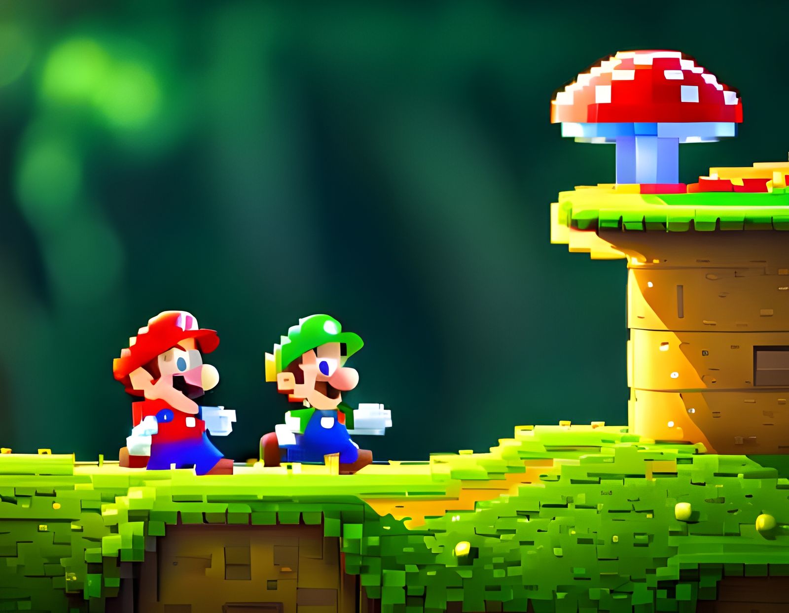 It's him...Mario!!!! - AI Generated Artwork - NightCafe Creator