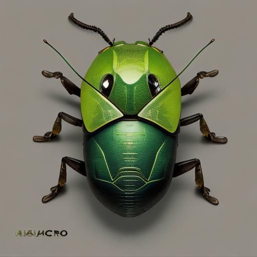 Bug,macro album cover - AI Generated Artwork - NightCafe Creator