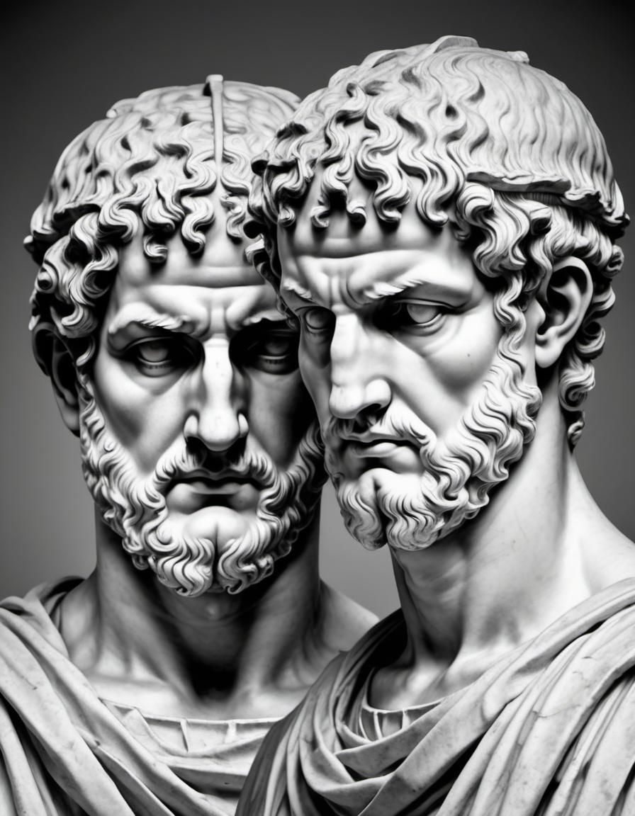 Roman Twins - AI Generated Artwork - NightCafe Creator