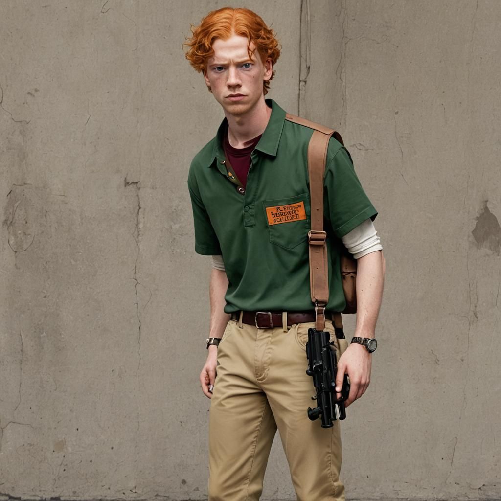 A hyperreal shot of Pico from pico’s school and Friday night funkin ...