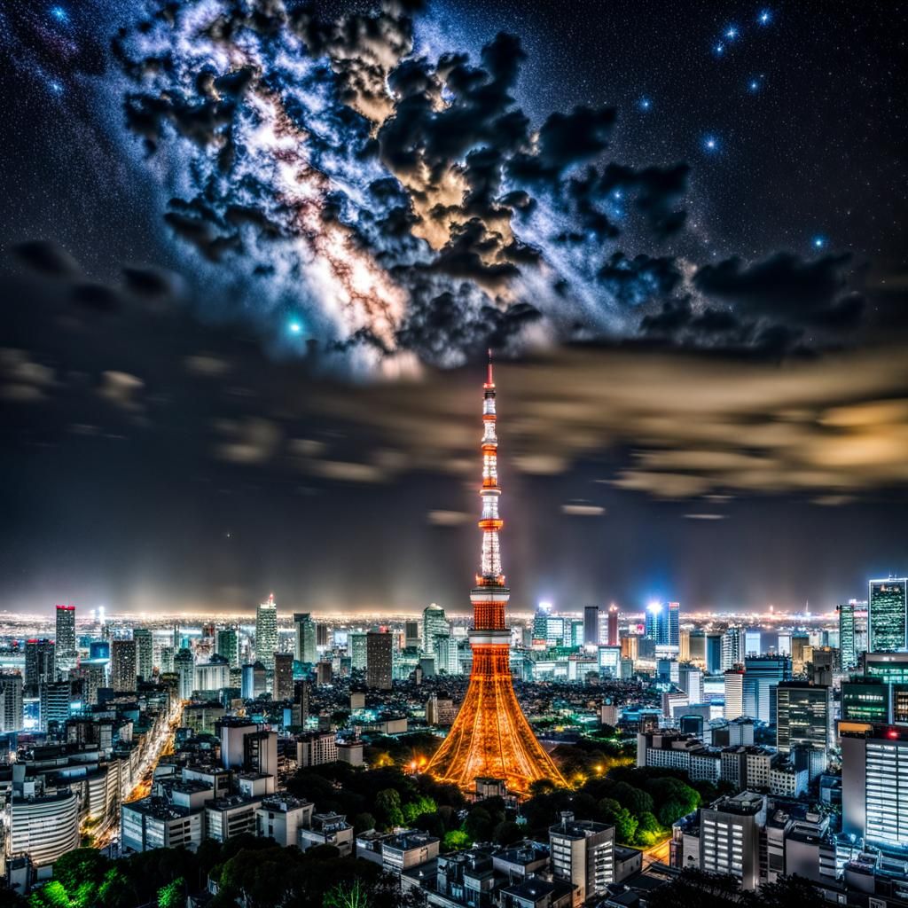 Tokyo Star Life - AI Generated Artwork - NightCafe Creator