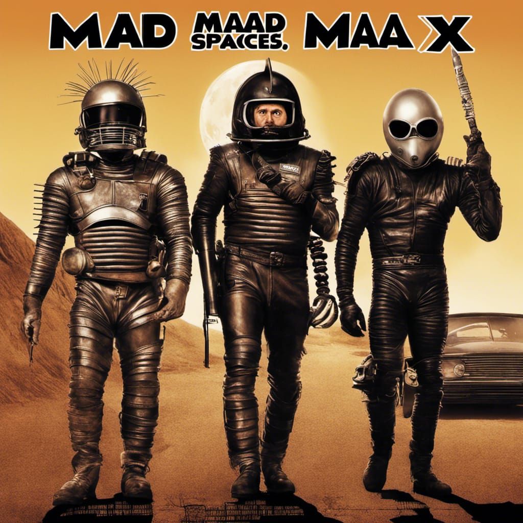 Movie Poster for Mad Max meets Spaceballs - AI Generated Artwork ...