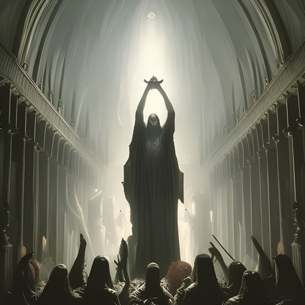 Hallowed Be Thy Name - AI Generated Artwork - NightCafe Creator