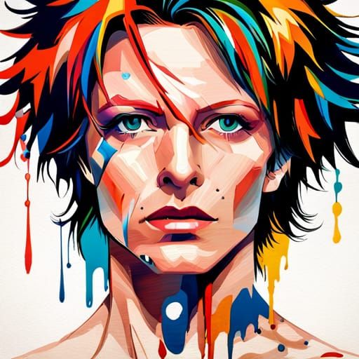 David Bowie? - AI Generated Artwork - NightCafe Creator