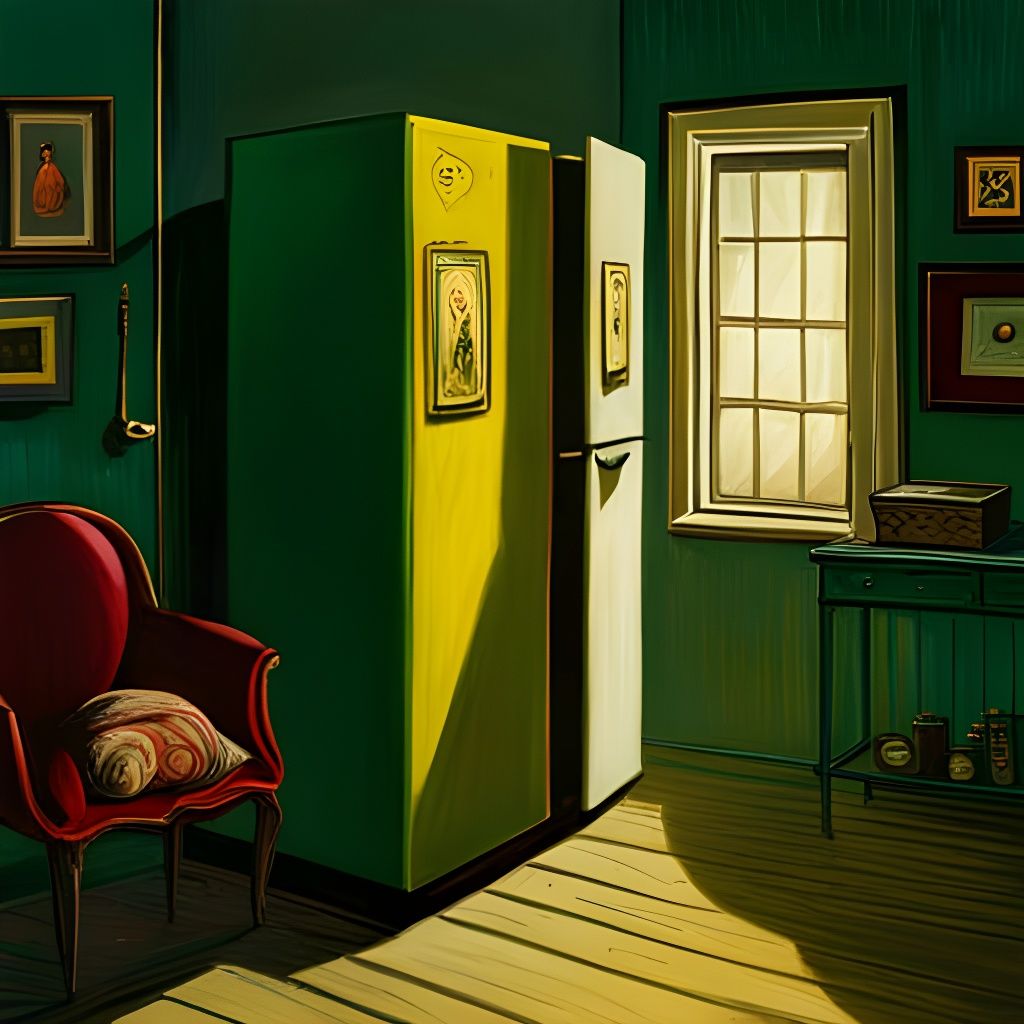 Refrigerator Art - AI Generated Artwork - NightCafe Creator
