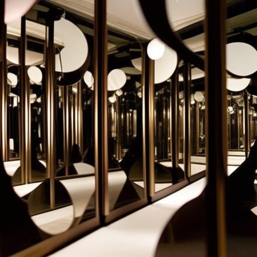 hall of mirrors - AI Generated Artwork - NightCafe Creator