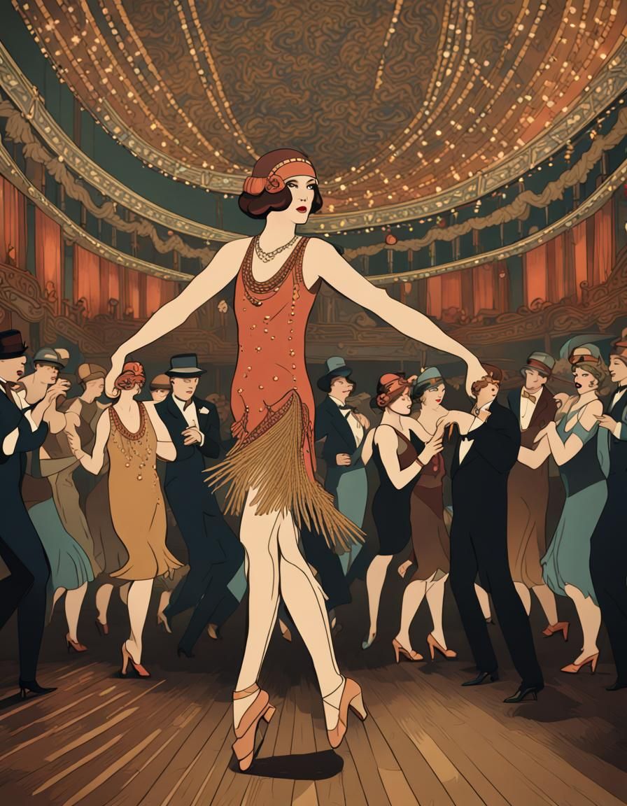 Flapper, v3 - AI Generated Artwork - NightCafe Creator