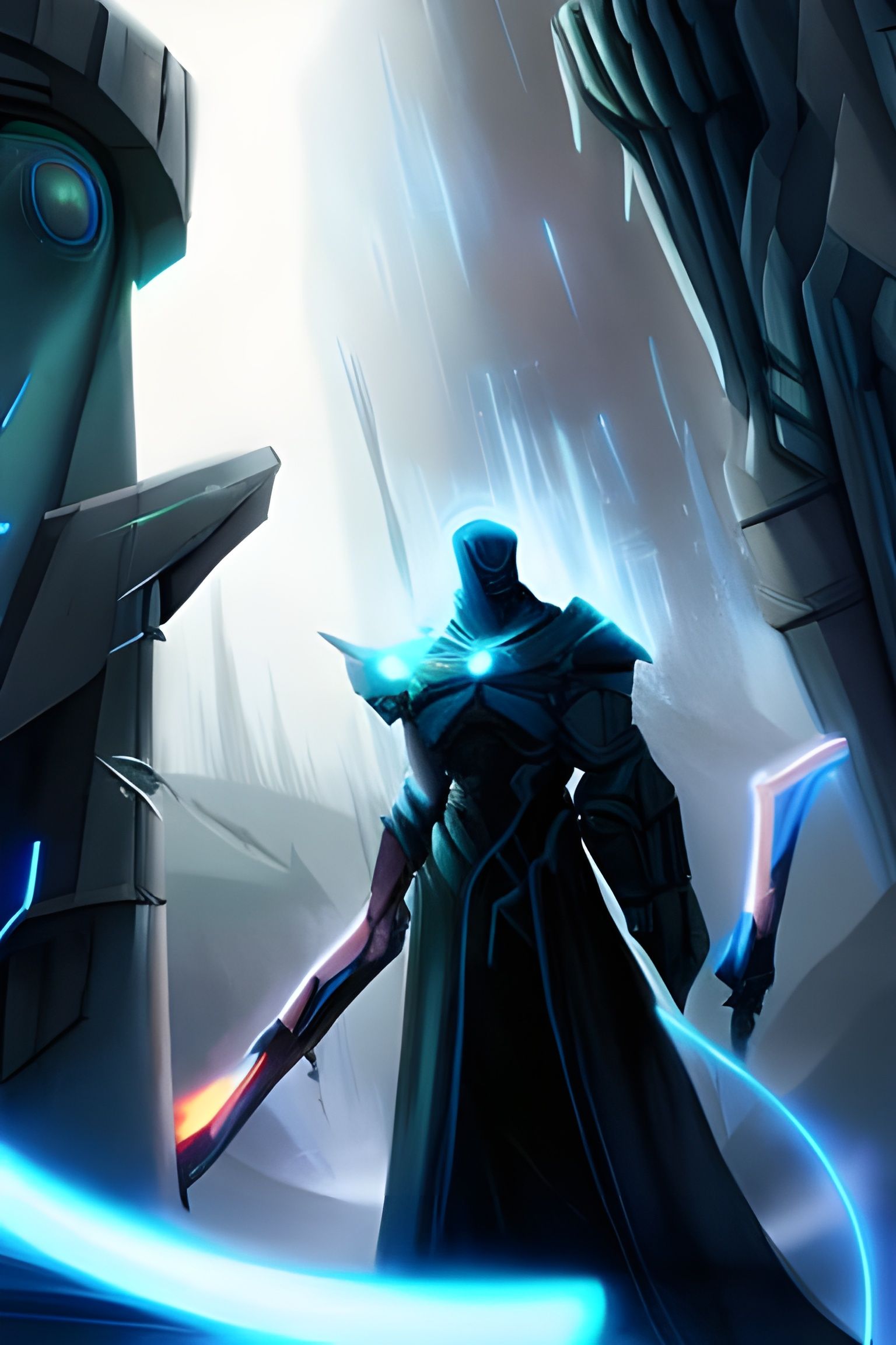 Cyborg Necromancer 2 - AI Generated Artwork - NightCafe Creator