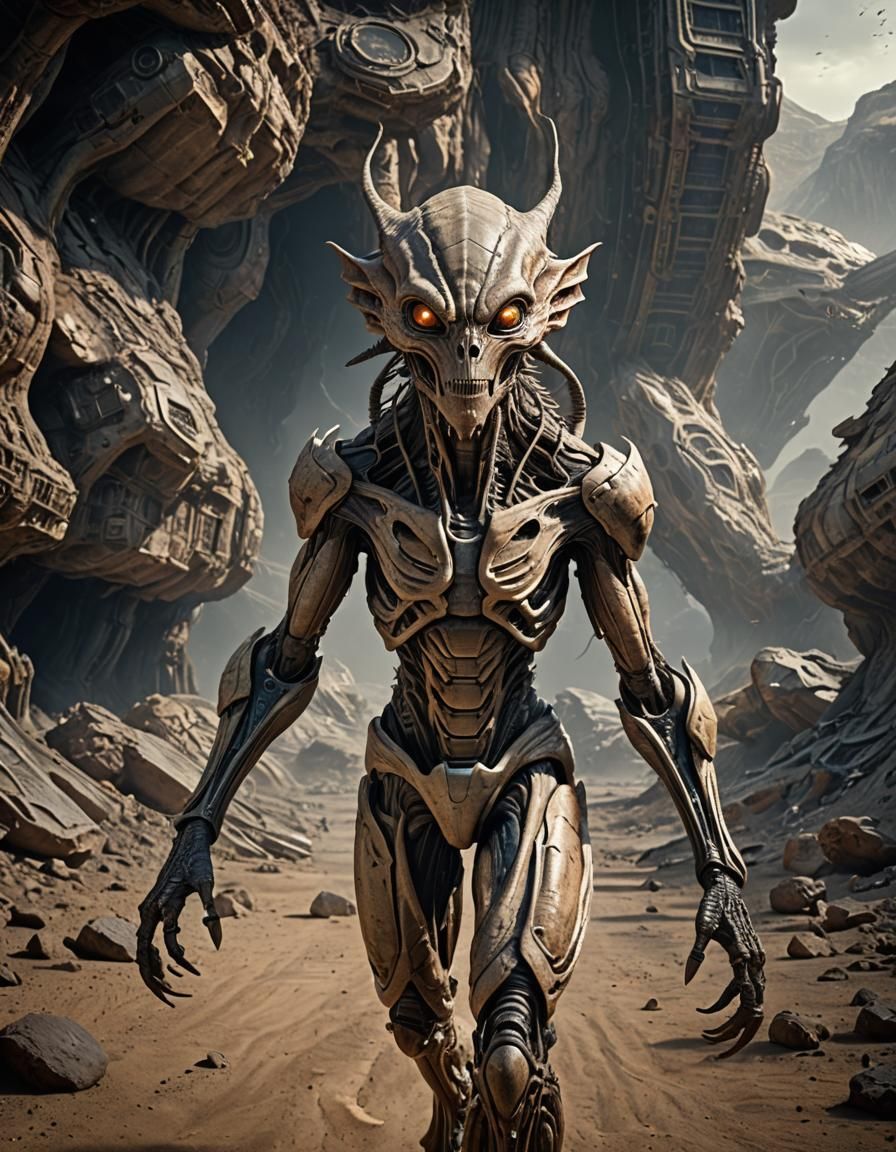 angry alien 2 - AI Generated Artwork - NightCafe Creator