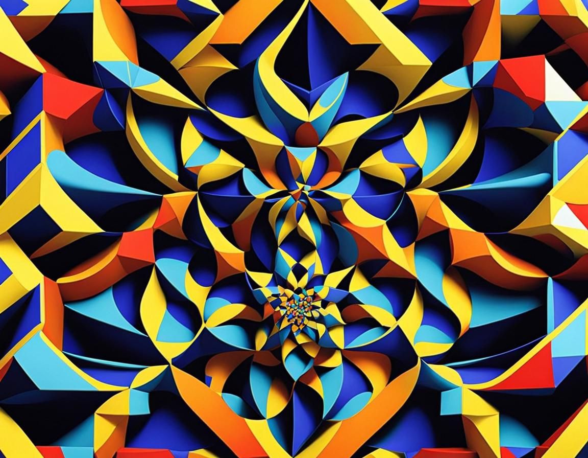 Optical Illusions challenging how we perceive shapes - AI Generated Artwork - NightCafe Creator