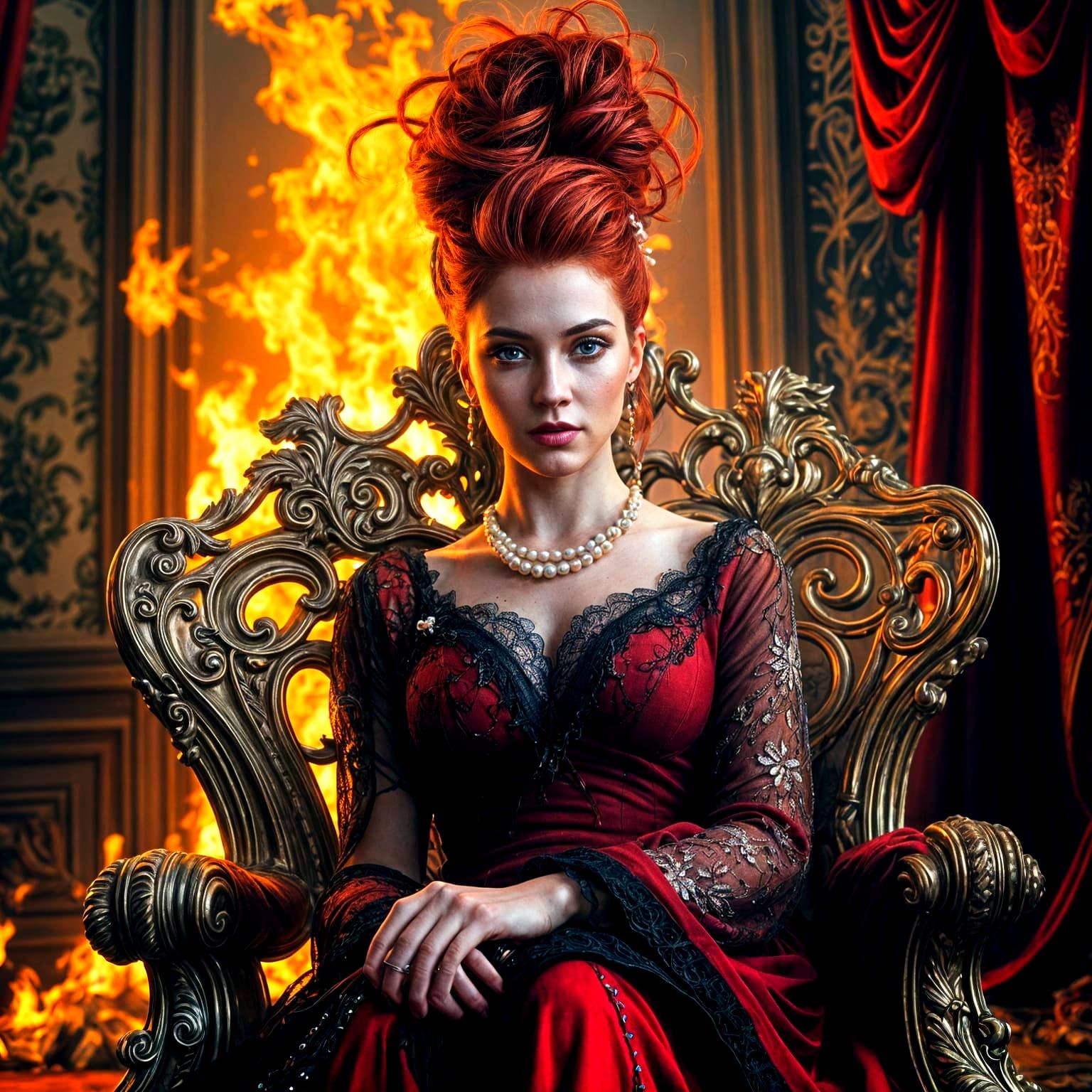 Mistress of the house - Ethereal Queen in Blazing Splendor