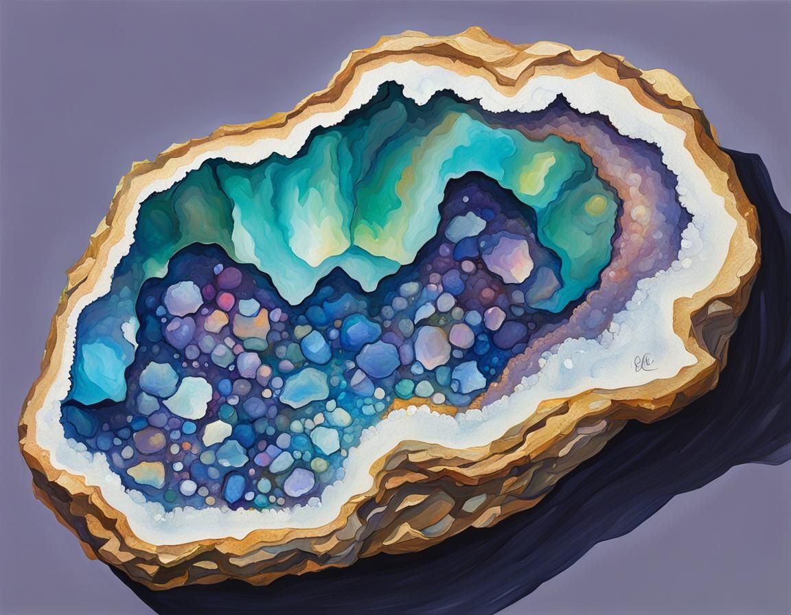 Geode - AI Generated Artwork - NightCafe Creator