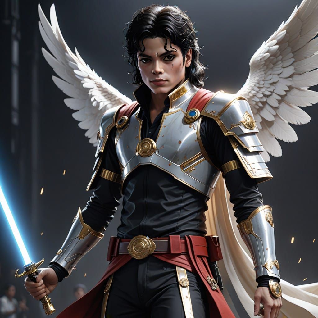 Michael Jackson: Jedi Angel - Michael Jackson as Cyberpunk A...