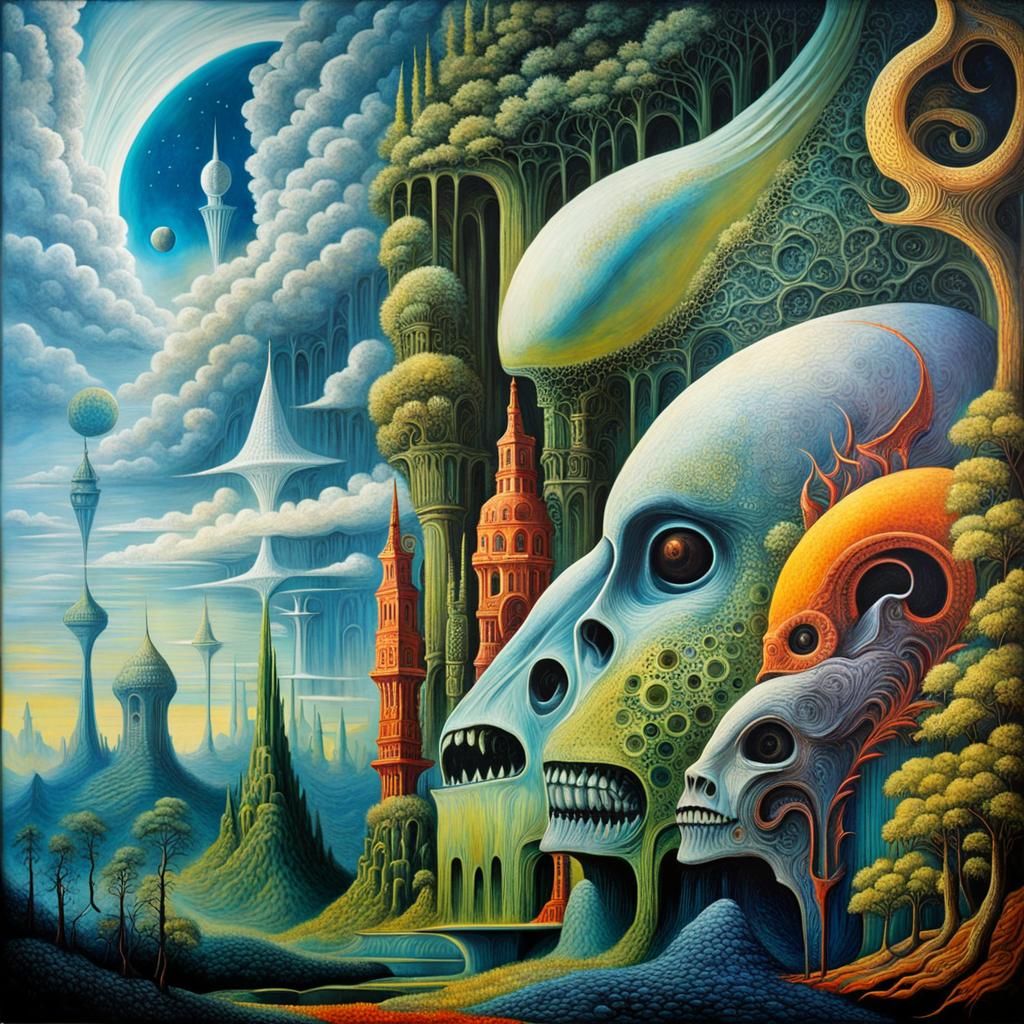 ALIEN WORLD 1 - AI Generated Artwork - NightCafe Creator