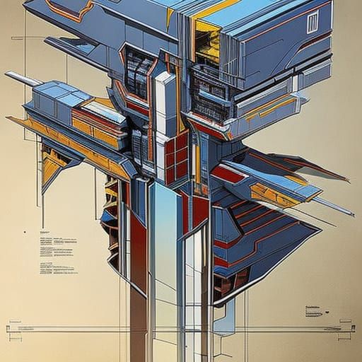 Blueprints for Transformers - AI Generated Artwork - NightCafe Creator
