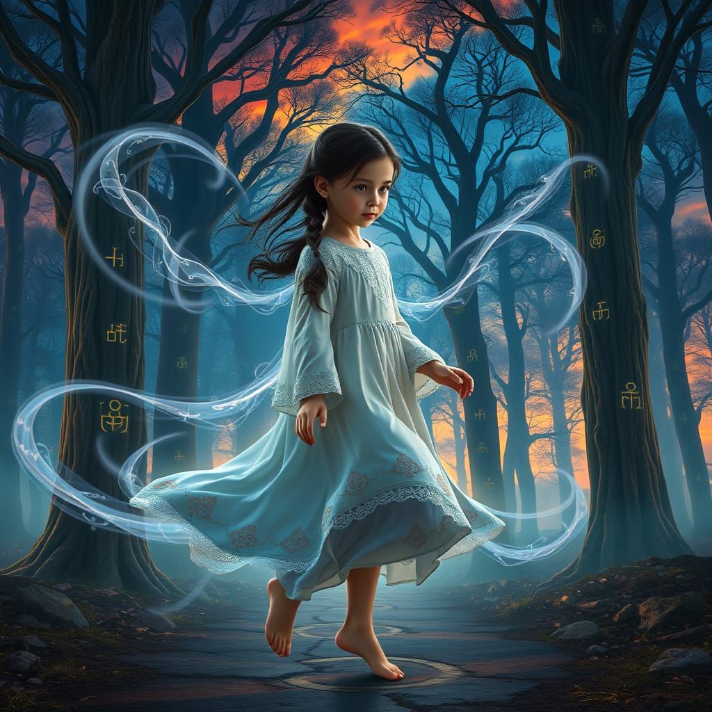 a girl who has the ability to float